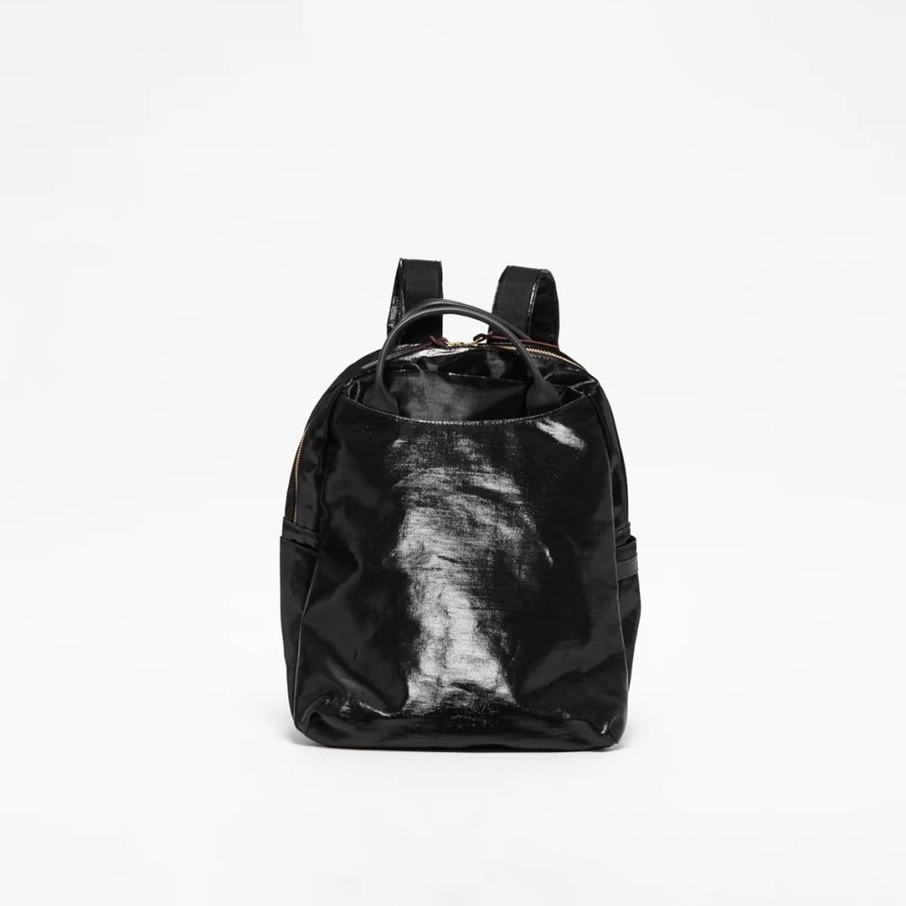 Jack Gomme Lami Linen Backpack Black - Gem